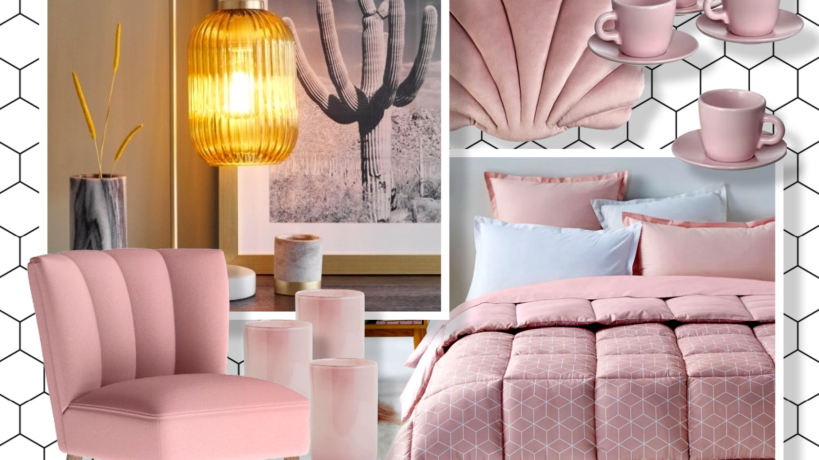 Rose gold accessories for bedroom store